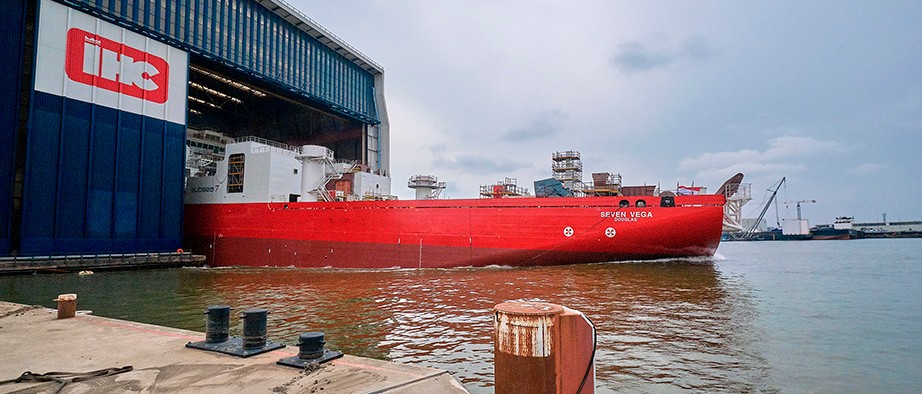 Subsea 7 and Royal IHC launch reel-lay vessel Seven Vega
